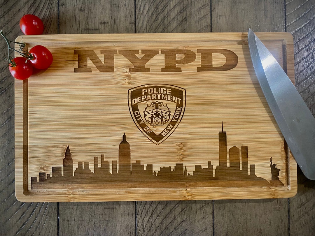 First Responder, NYPD, FDNY , Paramedic Cutting Board Wood ...