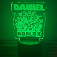 Personalised Roblox Night Light, Children's Light, Game Room, Boys ...