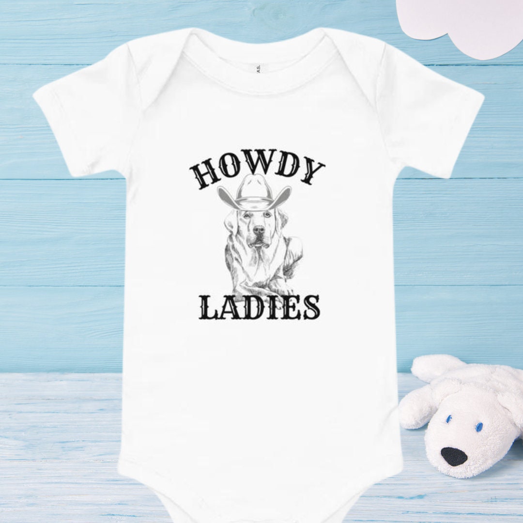 Howdy Ladies Baby Short Sleeve One Piece - Etsy