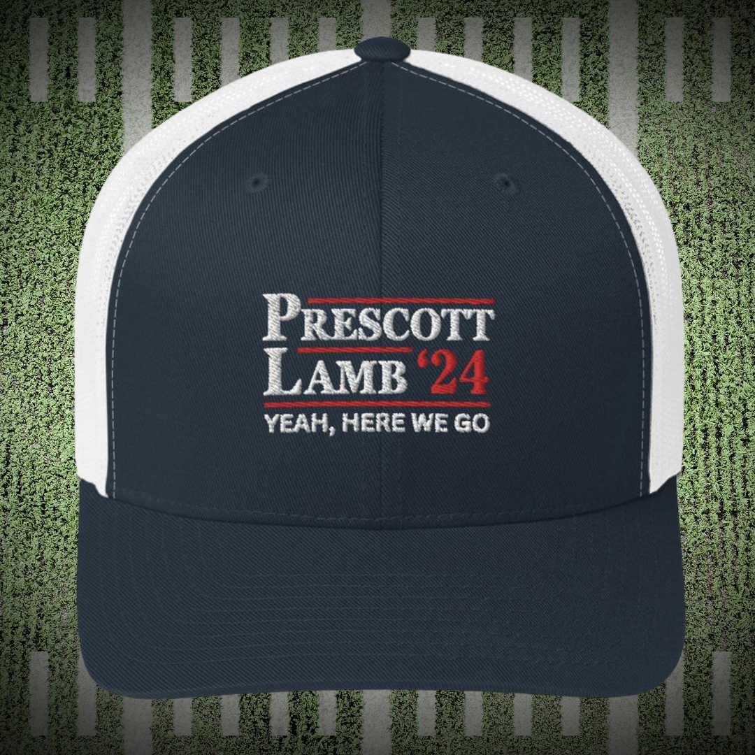 Prescott Lamb Trucker Cap, Yeah Here We Go, Dallas Cowboys Hats, Dak ...