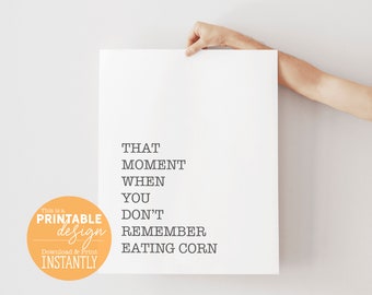 Bathroom Corn Sign - Etsy