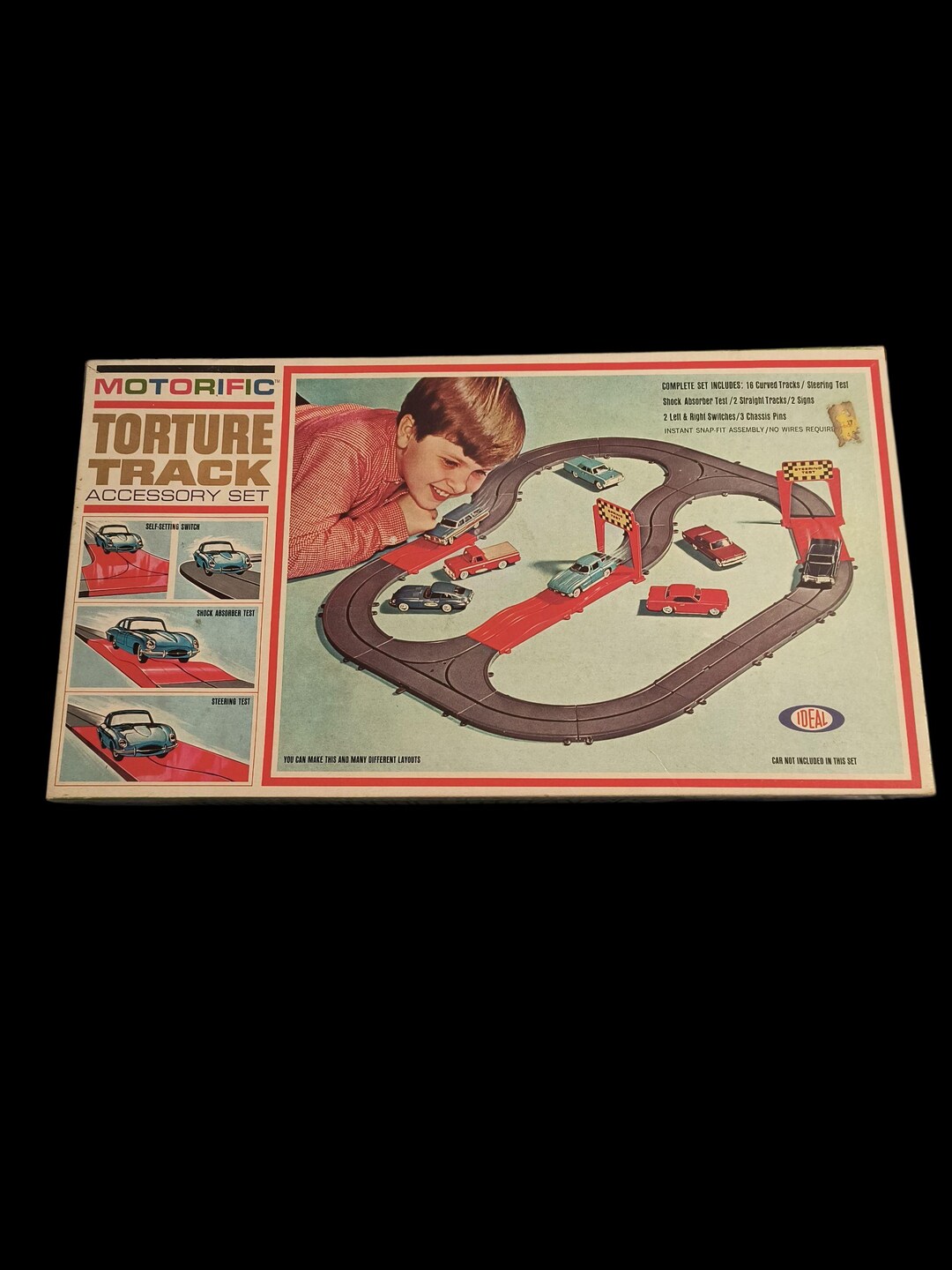 Vintage 1965 Ideal Motorific Torture Track Set - Etsy