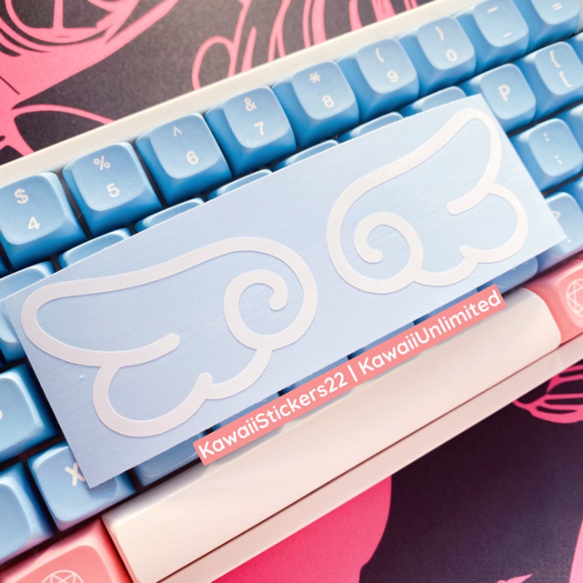 Chibi Angel Wings Japanese Cute Sticker Decal Waterproof & - Etsy