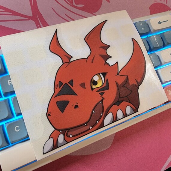 Kawaii Cute Peeker Decal Sticker Vinyl Waterproof & - Etsy