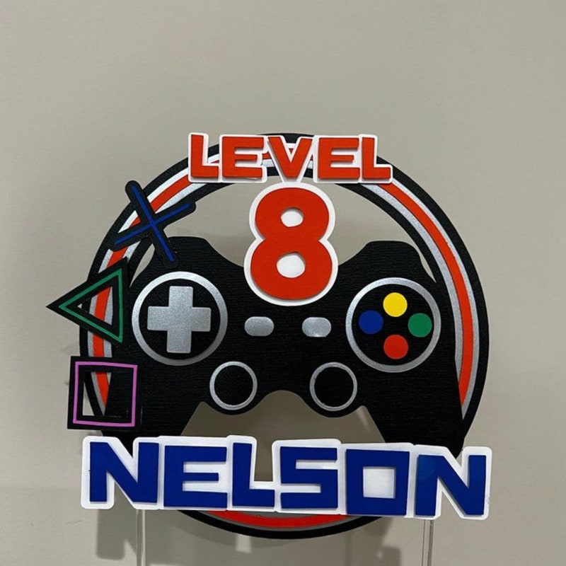 Gaming Cake Topper - Etsy