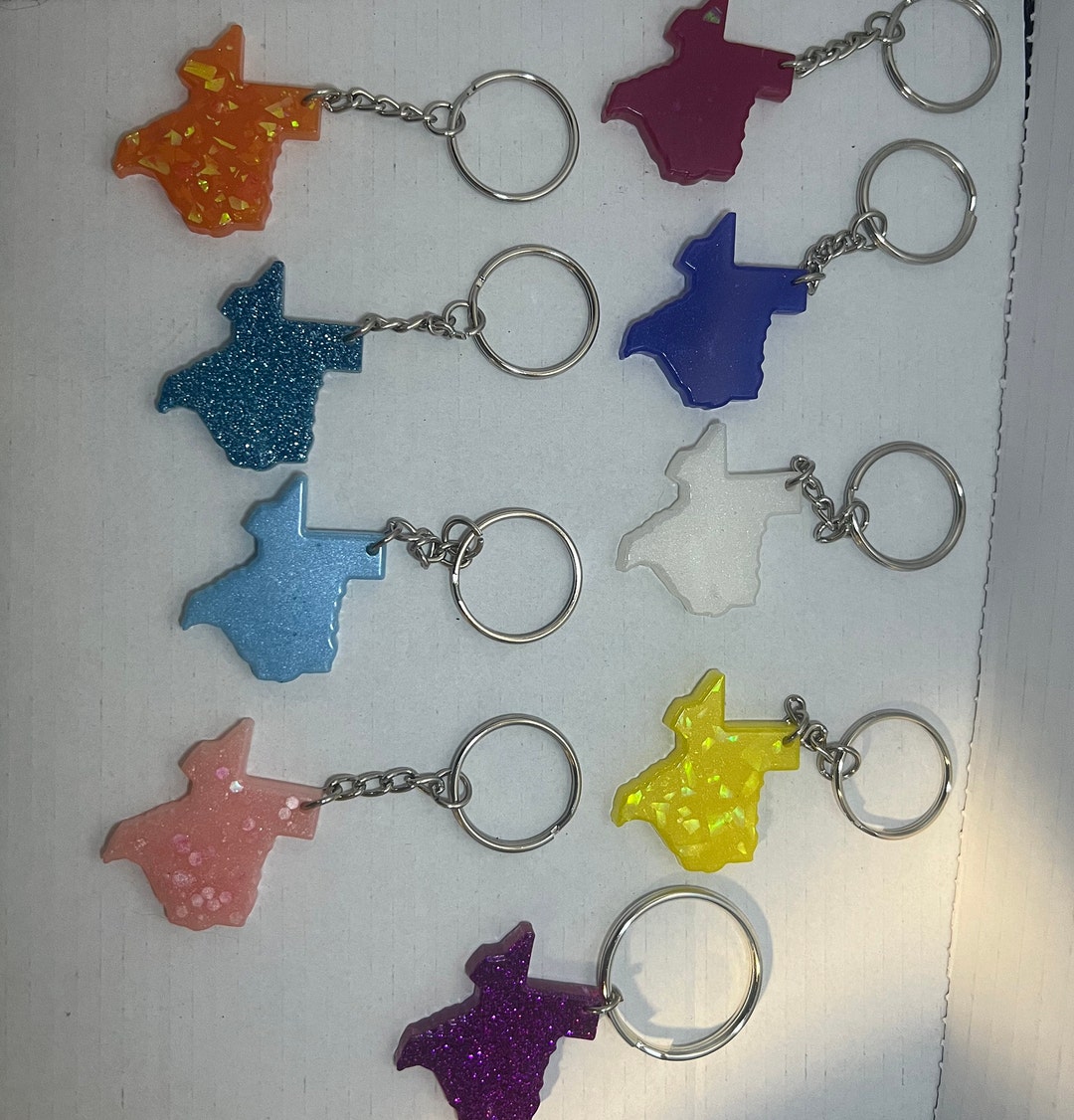 Texas State Keychains - Etsy