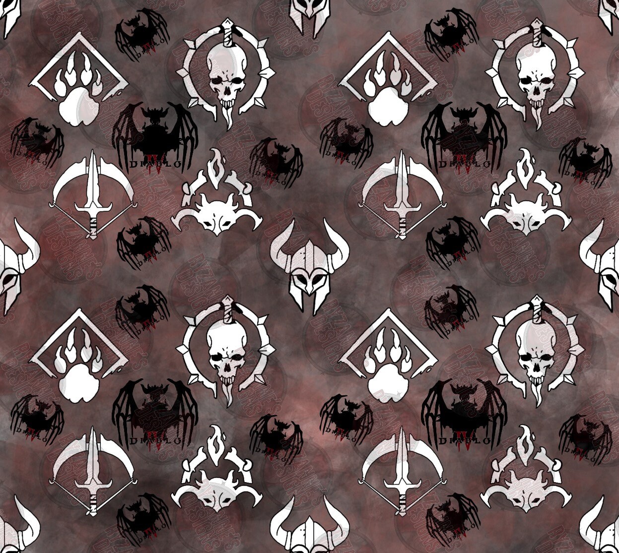 Diablo 4 Wrap/seamless - Etsy New Zealand