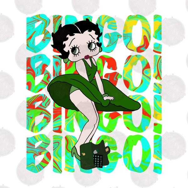 Betty Boop Bingo Bag - Etsy