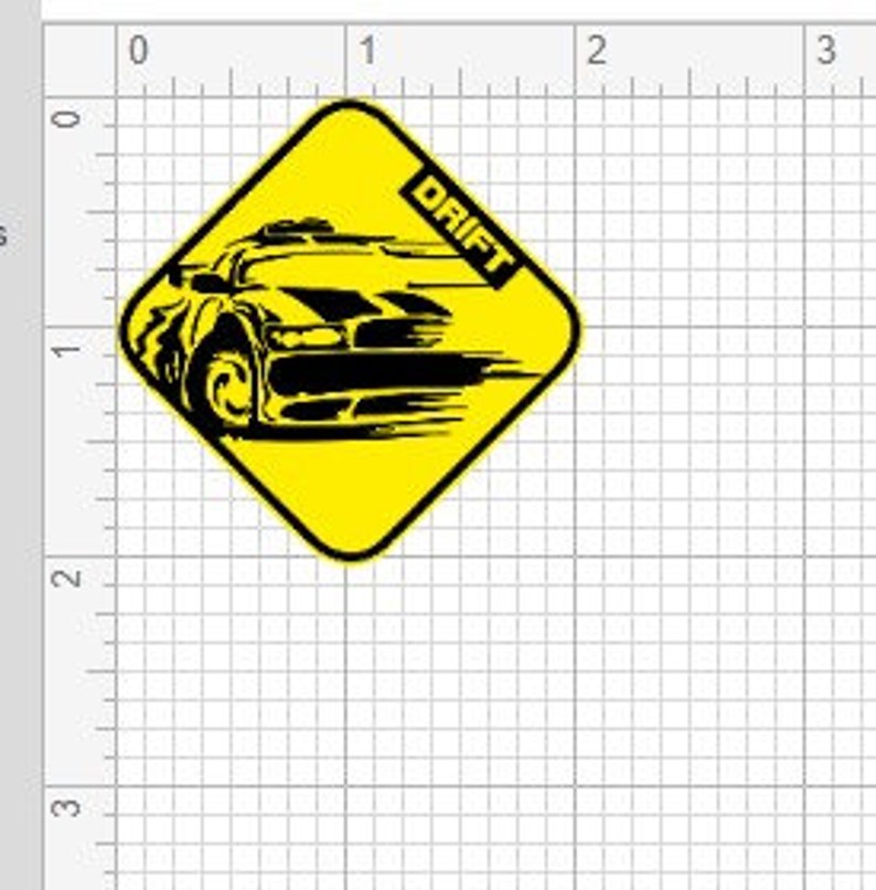 Drift Sign Vinyl Sticker - Etsy