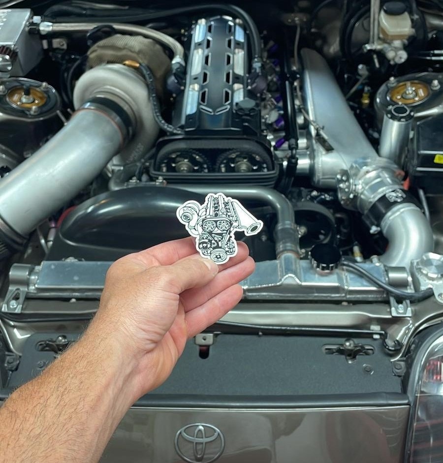 2jz Engine Personalized Vinyl Sticker - Etsy