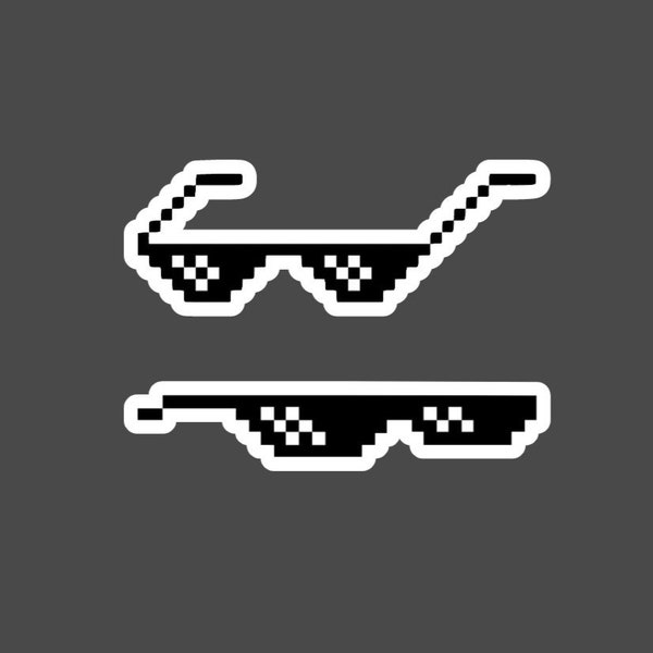 Pixel Sunglasses - Etsy