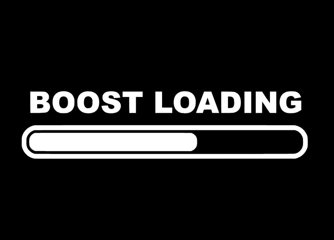 Boost Loading Vinyl Car Decal - Etsy