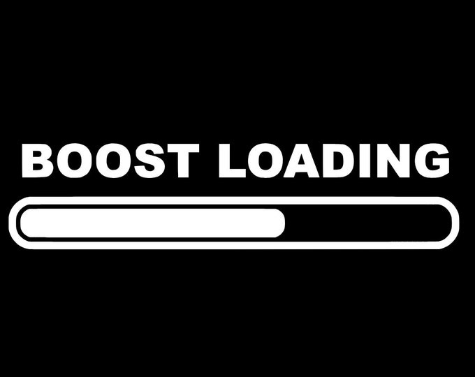 Boost Loading Vinyl Car Decal - Etsy