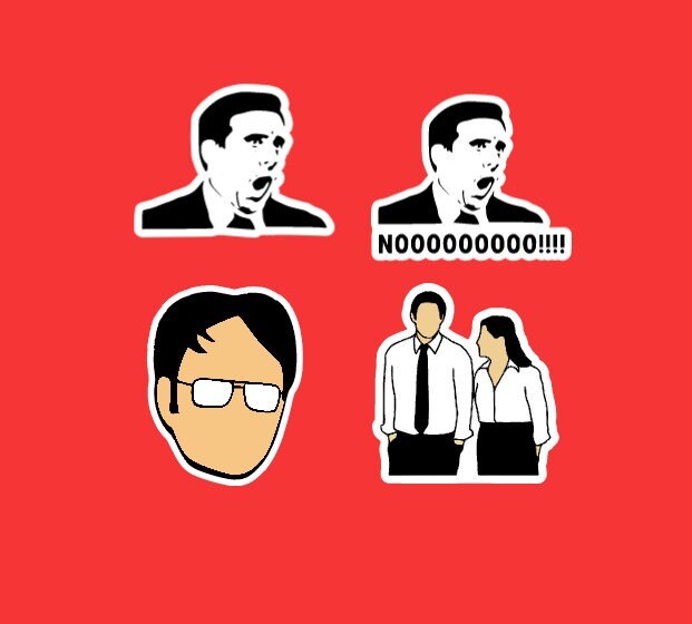 The Office TV Show Vinyl Stickers - Etsy