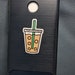Iced Coffee Vinyl Sticker - Etsy