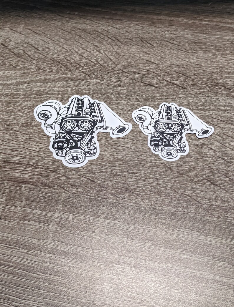 2jz Engine Personalized Vinyl Sticker - Etsy