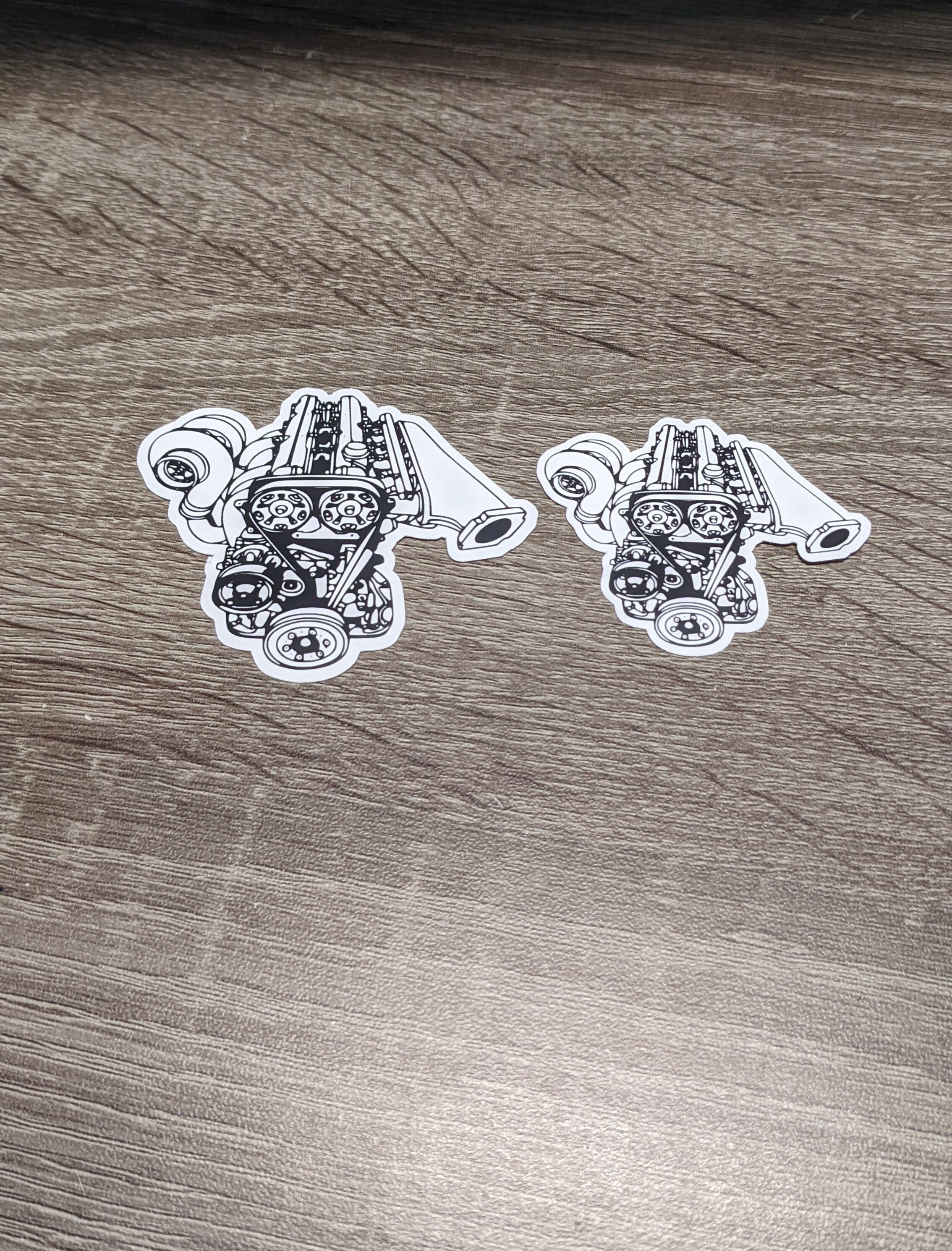 2jz Engine Personalized Vinyl Sticker - Etsy