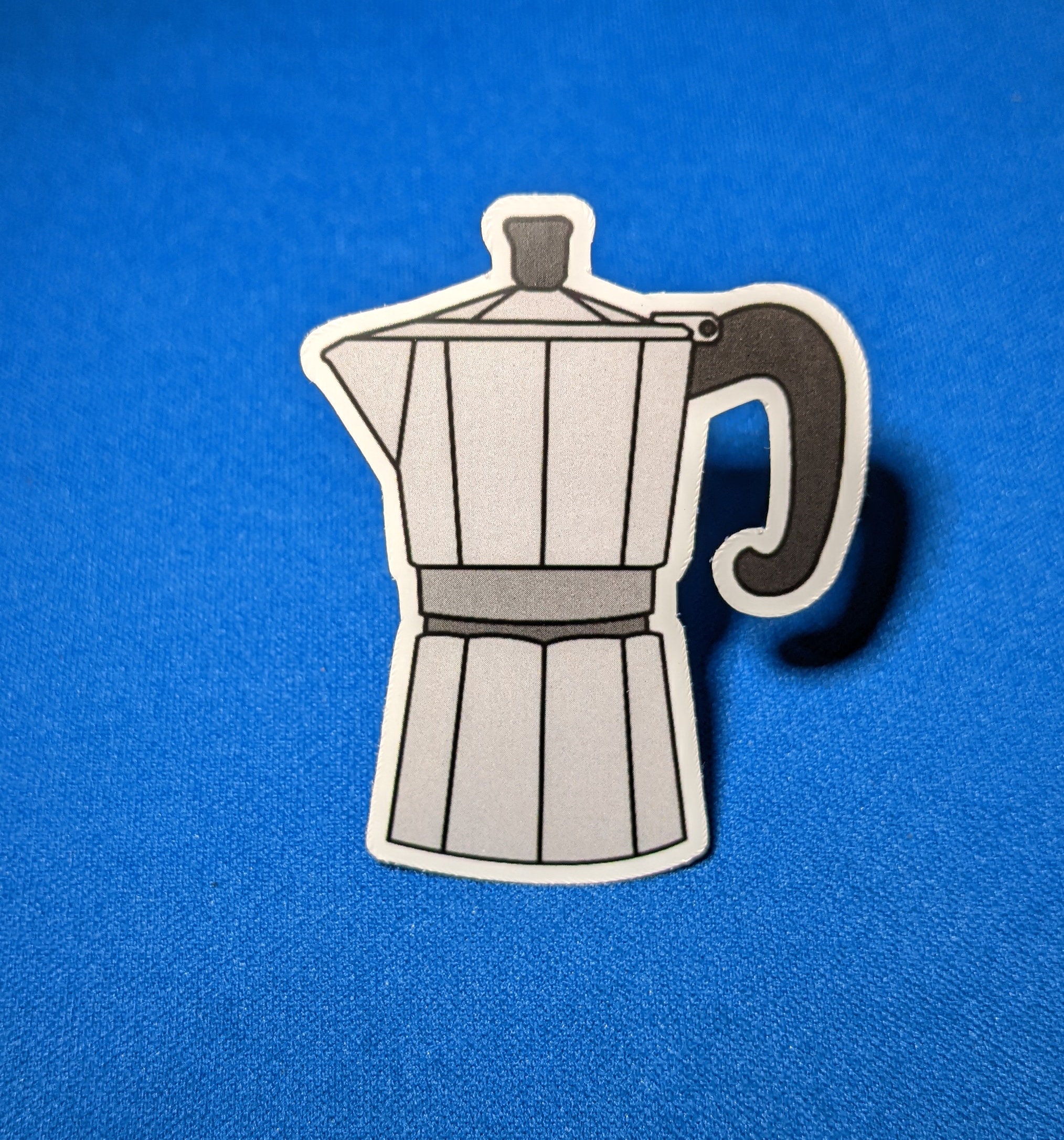 Moka Pot Coffee Vinyl Sticker - Etsy