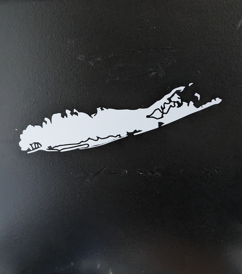 Long Island Outline Vinyl Decal - Etsy