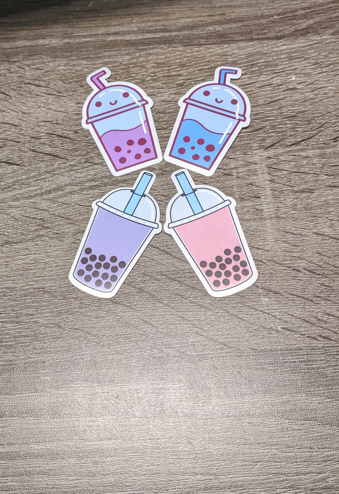 Boba Tea Vinyl Stickers Bubble Tea - Etsy