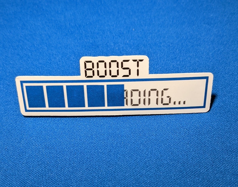Boost Loading / Project Car Loading Sticker Vinyl Sticker - Etsy