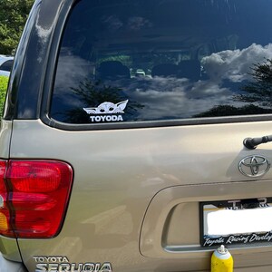 TOYODA Yoda Toyota Car Window Decal - Etsy