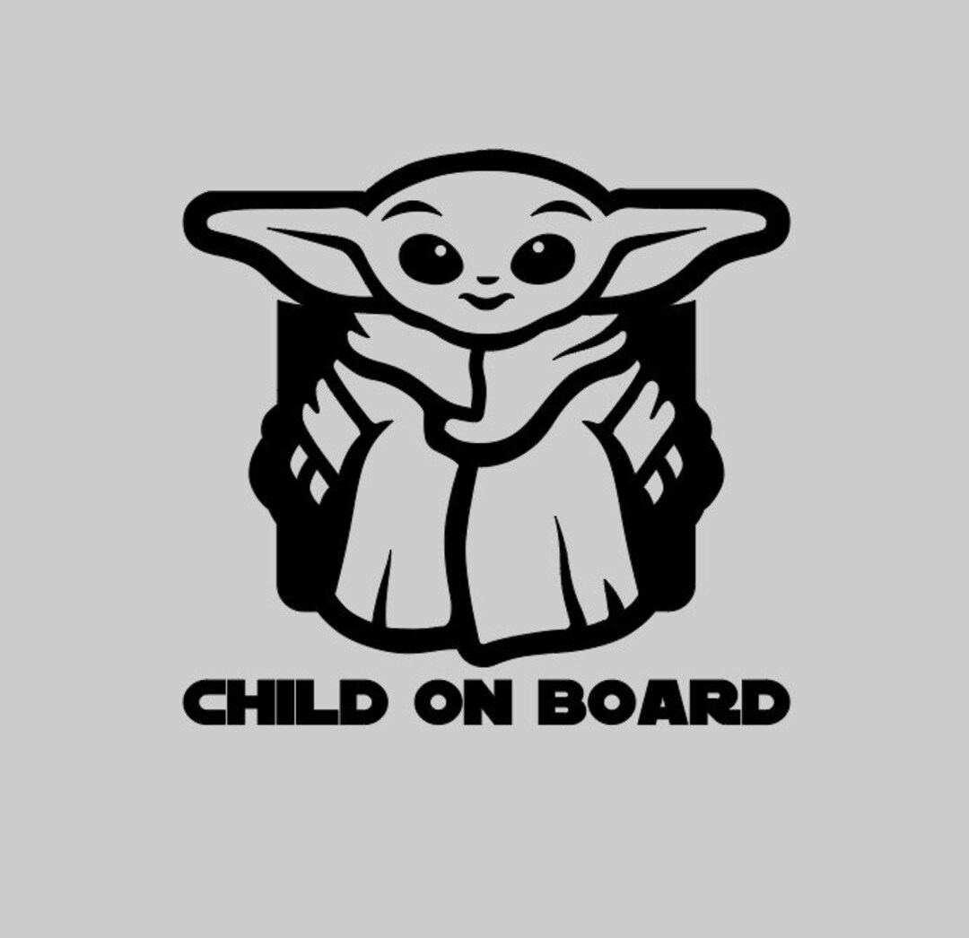 Child on Board Car Window Decal - Etsy
