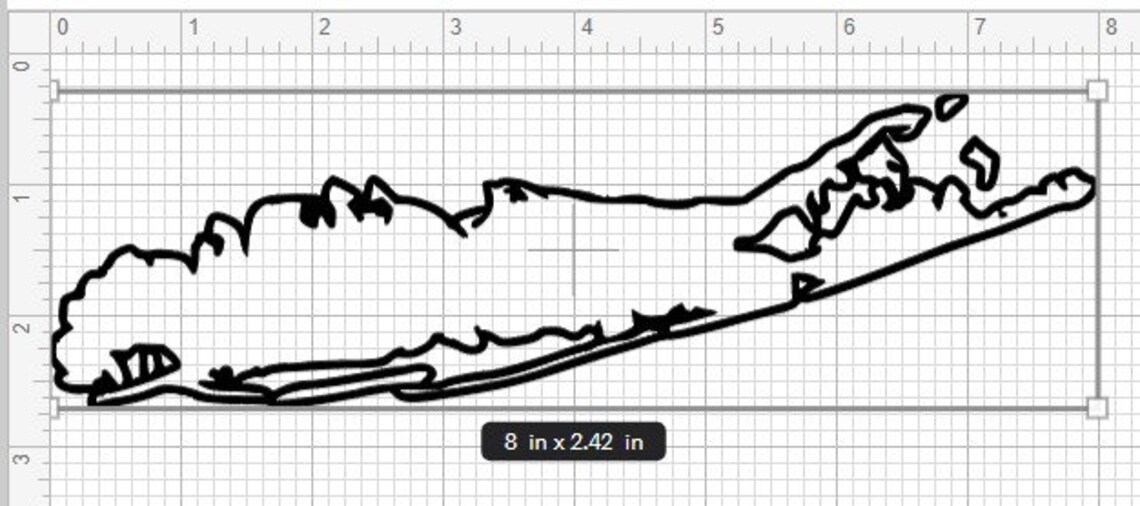 Long Island Outline Vinyl Decal - Etsy