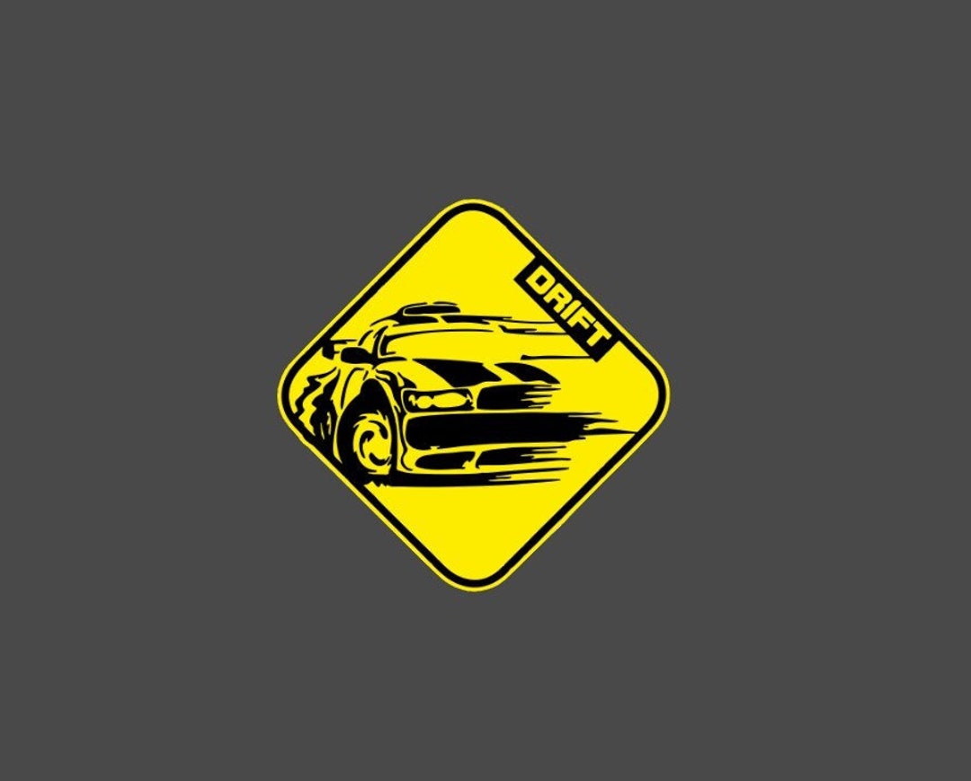 Drift Sign Vinyl Sticker - Etsy