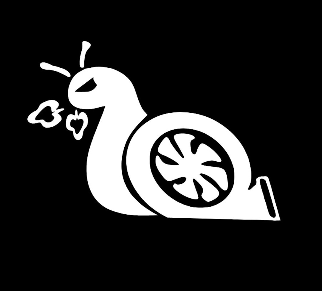 Turbo Snail Vinyl Car Decal - Etsy