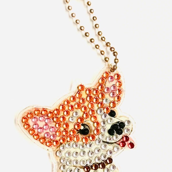 Diamond Dot Keychain - Etsy