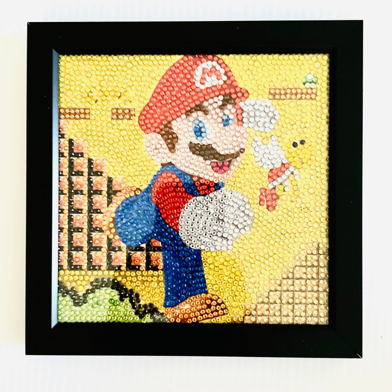 Mario Diamond Painting - Etsy