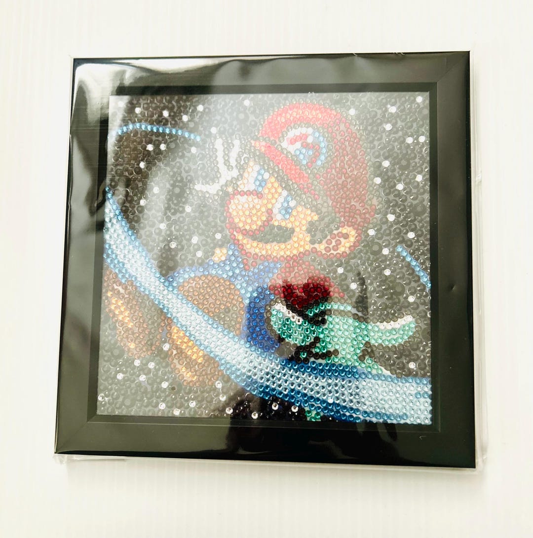 Mario Diamond Dots 6x6 Framed Picture - Etsy