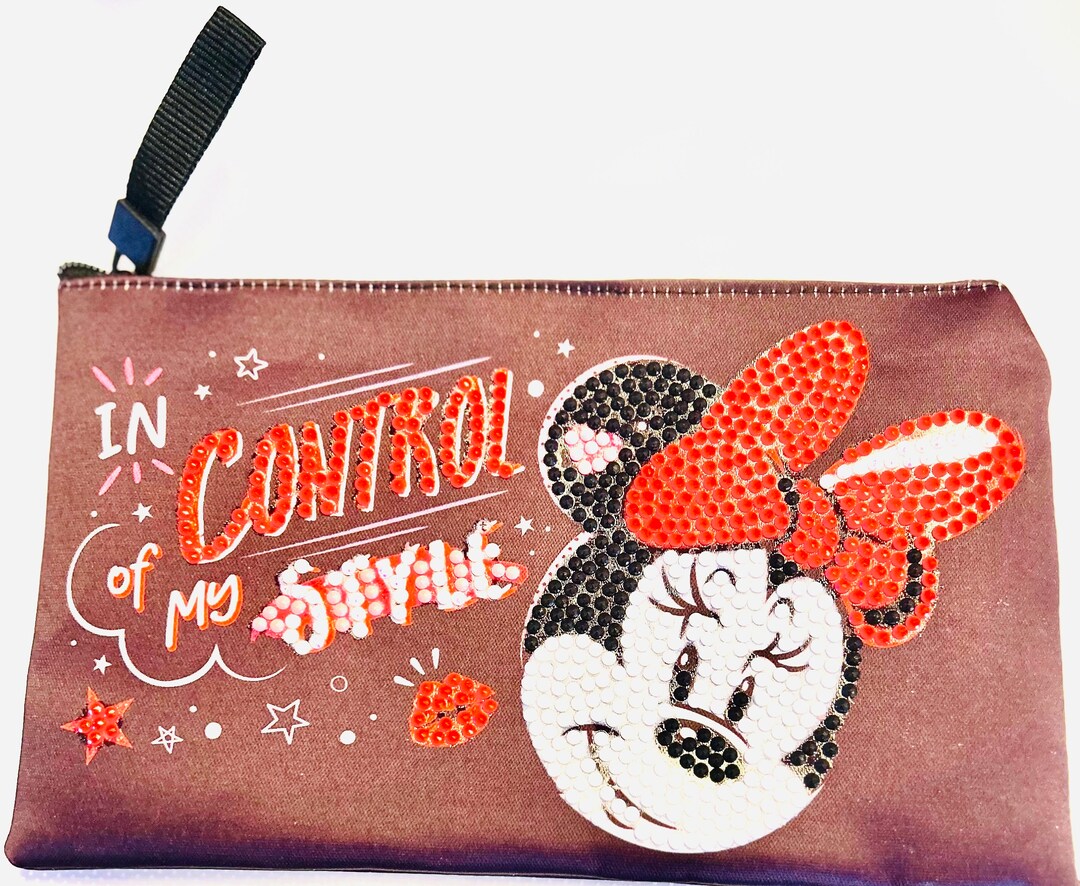 Minnie Mouse Zipper Pouch - Etsy