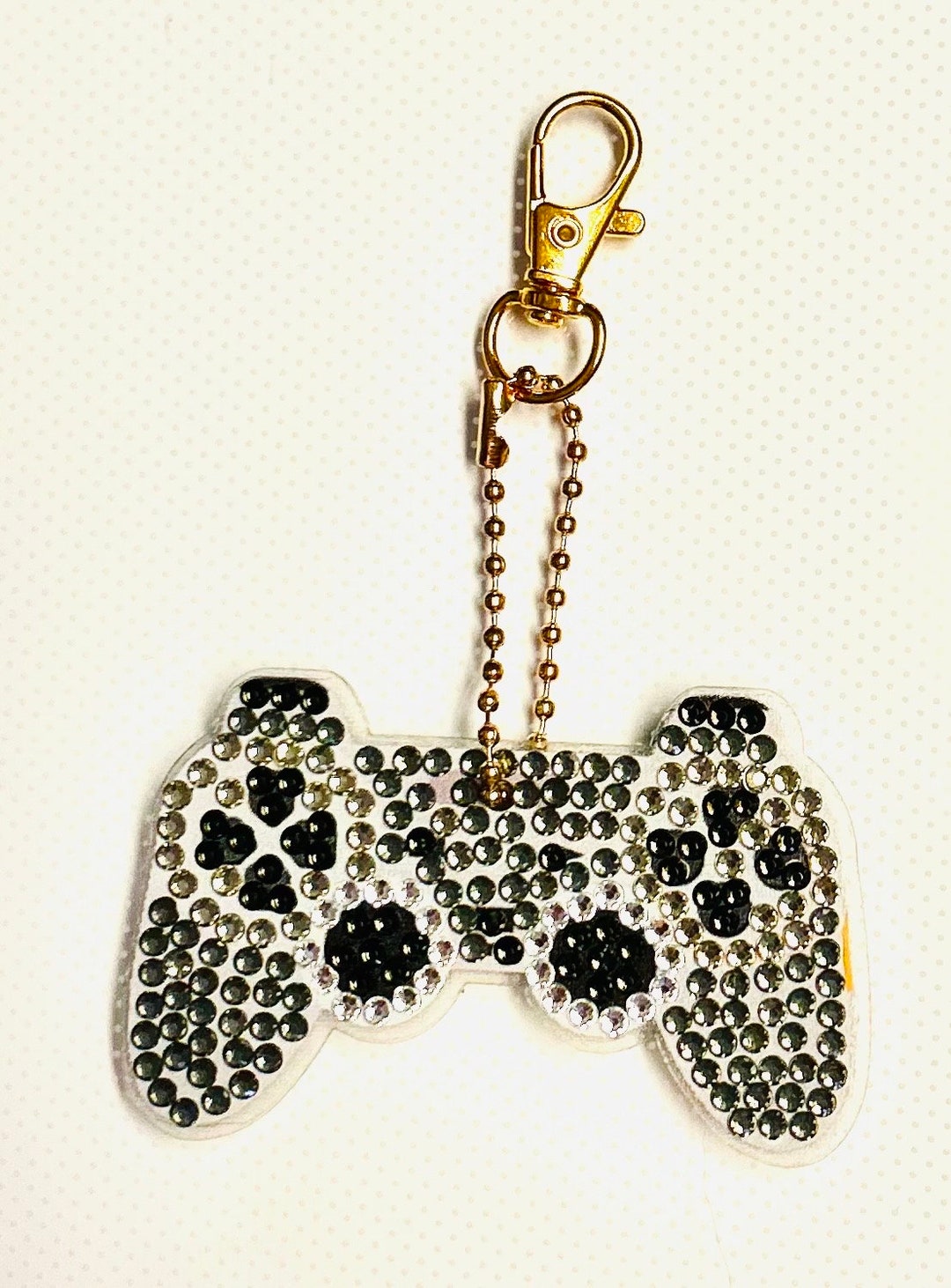 Playstation Controller Diamond Dot Keychain - Etsy