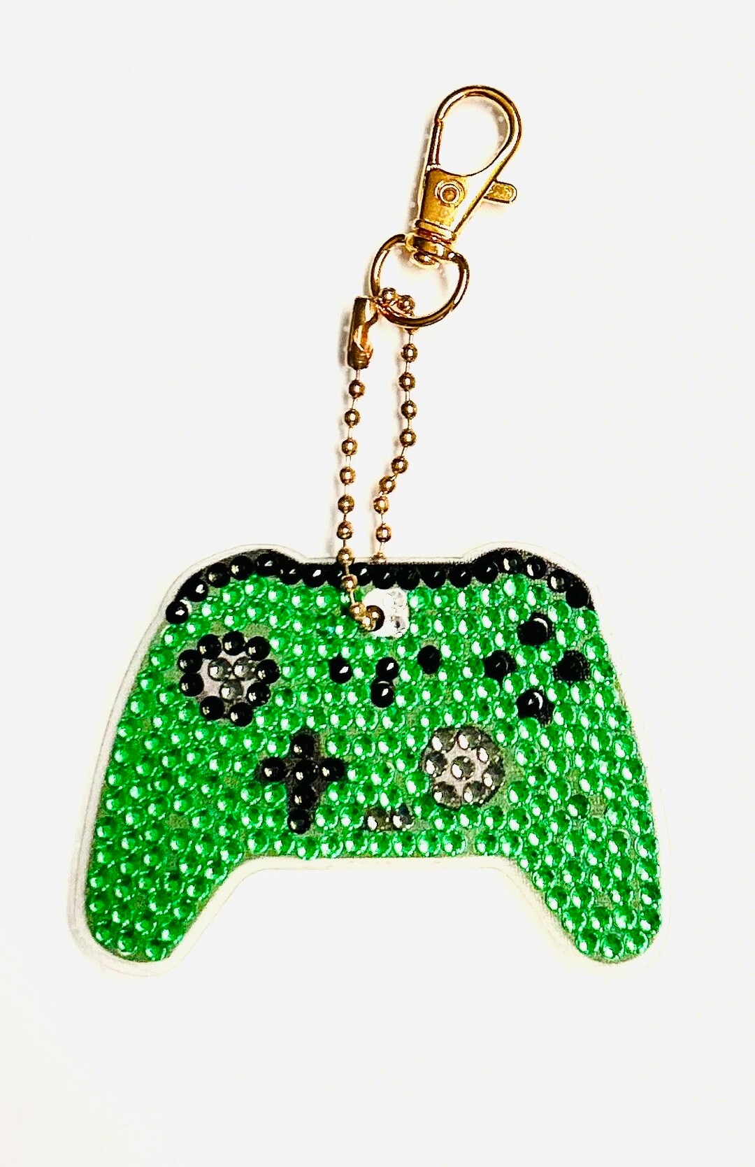 Xbox Controller Diamond Dot Keychain - Etsy