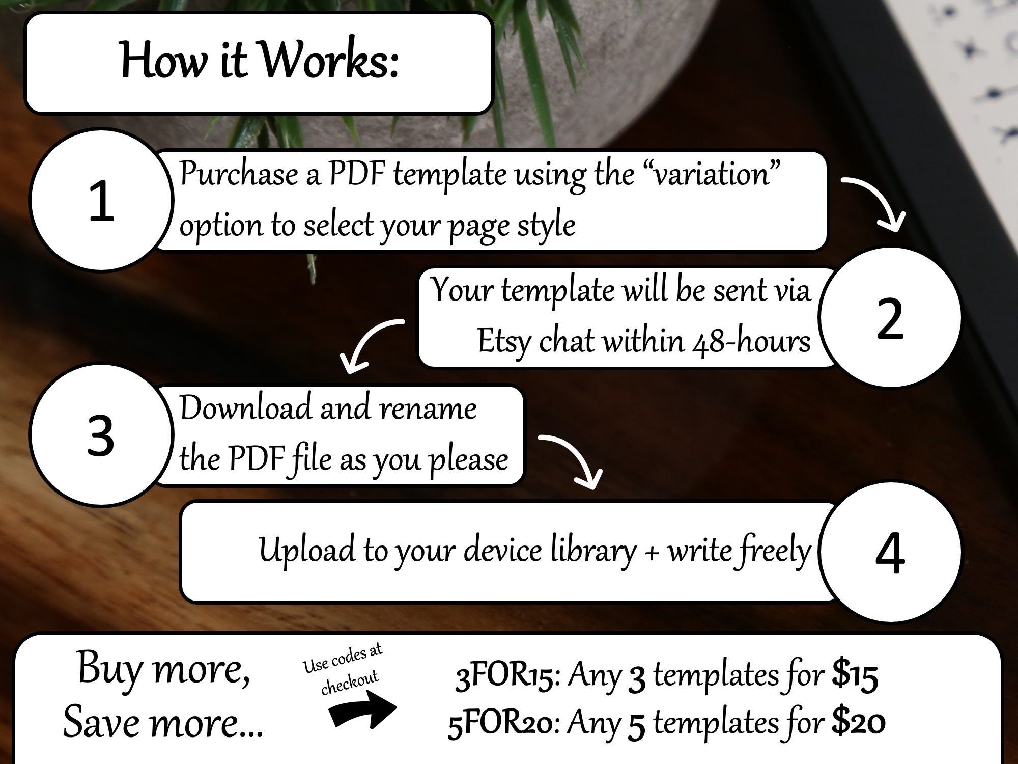 100-page PDF Notebook Templates for E Ink Tablets (remarkable 2, Kindle ...