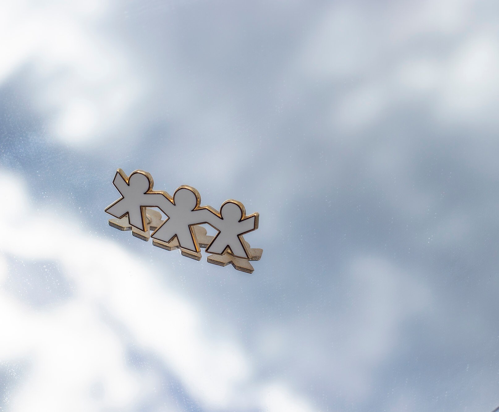 Paper Doll, Hard Enamel Pin Friendship Lapel Pin - Etsy