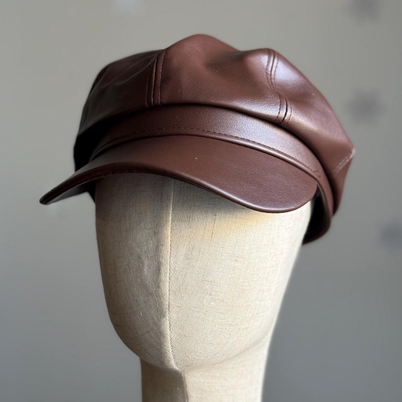 Leather Captain Cap - Etsy