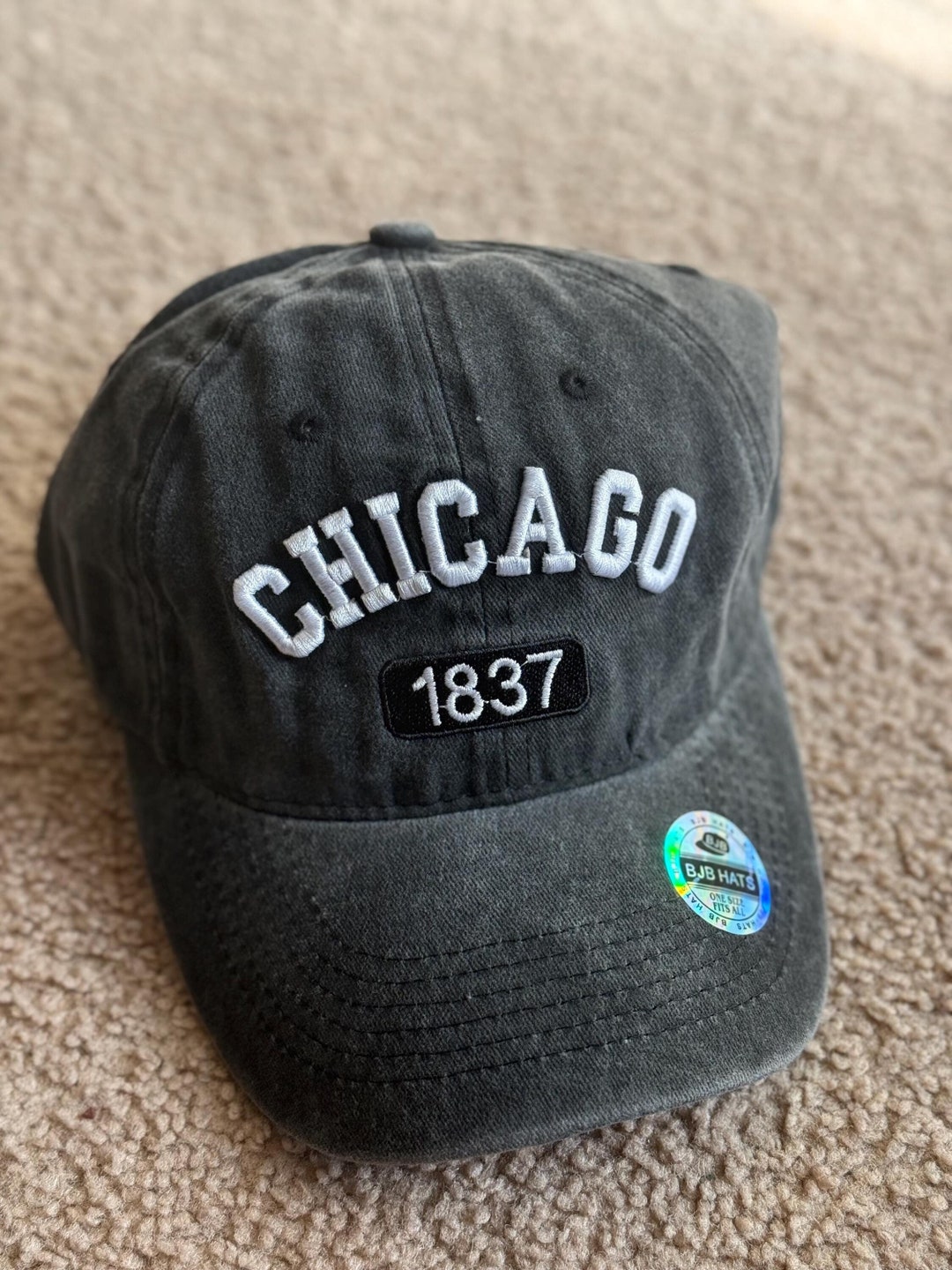 Chicago Embroidered Baseball Hat, Windy City Hats, Vintage Hats, Summer ...