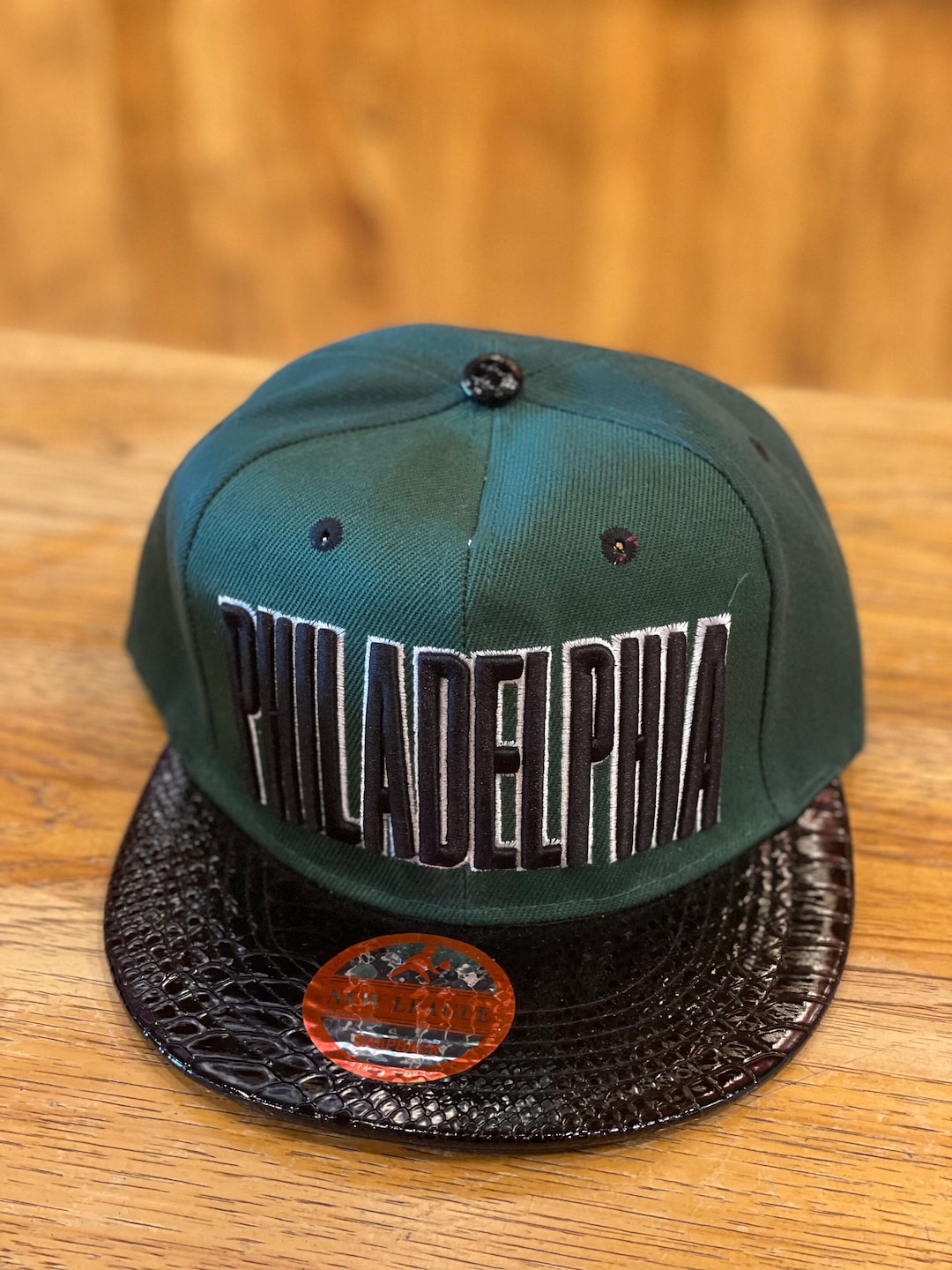 Philadelphia Embroidered Snapback Hat: Urban Philly Flat Brim Cap - Etsy