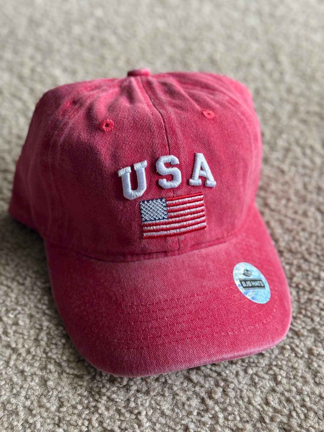 Vintage Distressed USA Hat, 4th of July Hat, Patriotic Hat, American ...