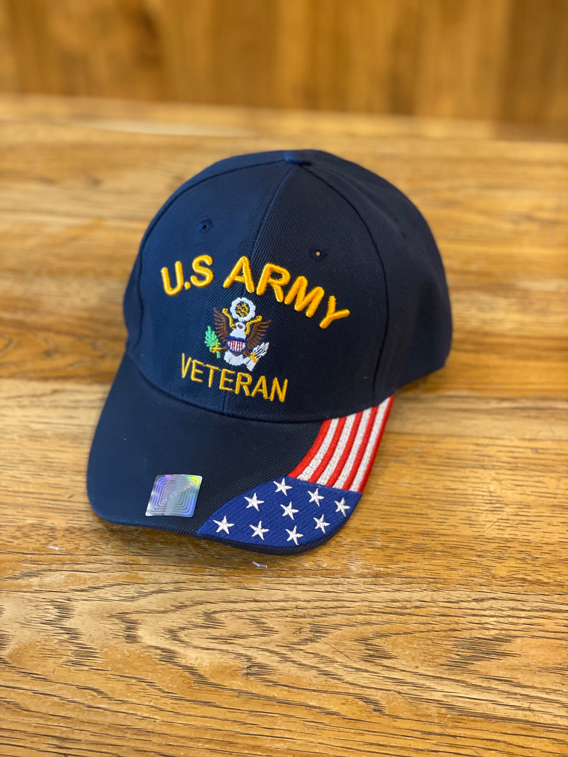 US Army Veteran Embroidered Hat, Army Hat, Military Tribute Hat, Gift ...