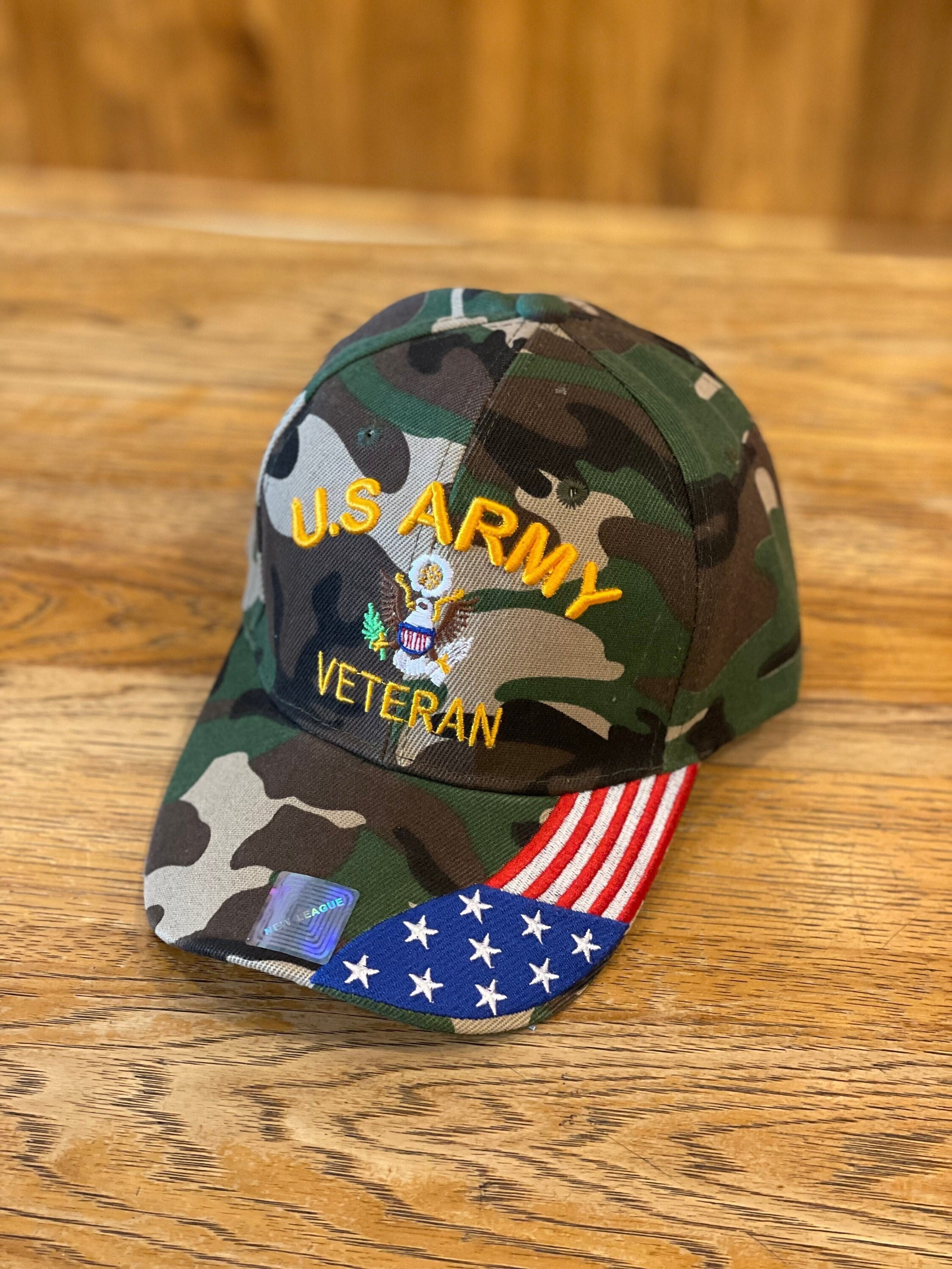 US Army Veteran Embroidered Hat, Army Hat, Military Tribute Hat, Gift ...