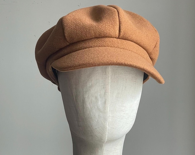 Women's Wool Beret Style Cabbie Baker Cap, Baker Boy Hat, Women's ...