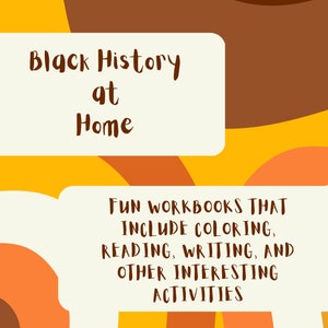 Black History Month Workbooks and Activities for Children and Kids in ...