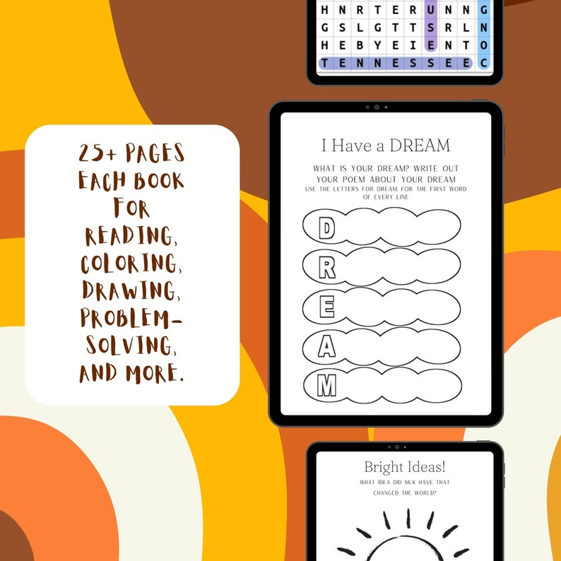 Black History Month Workbooks and Activities for Children and Kids in ...