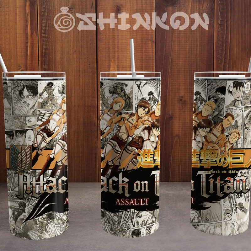 Anime Attack on Titan Cups - Etsy