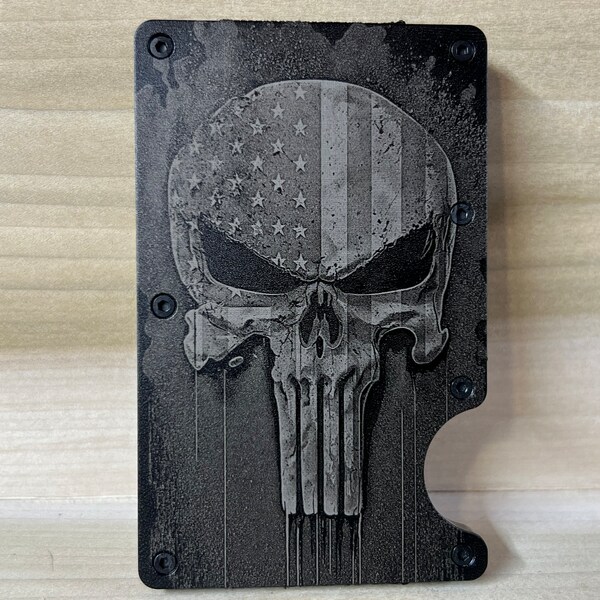 Punisher Wallet - Etsy