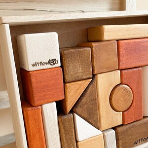 Wooden Building Block Set (24 Pcs) - Montessori Educational Toy - Etsy